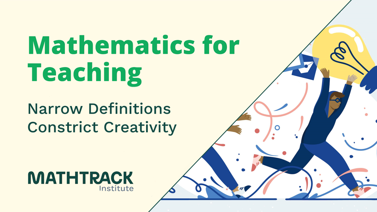 Narrow Definitions Constrict Creativity: More on Basic Facts